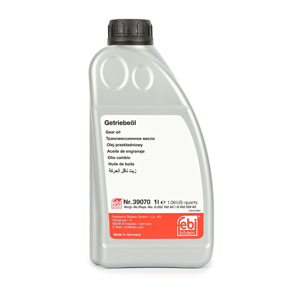 Масло трансмиссионное 1л жёлтое AUDI A3 (8P1) 1.8 TFSI 2006/11-2012/08 ...