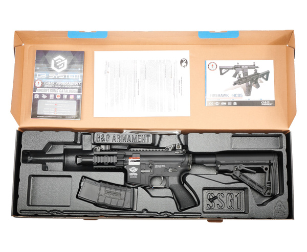 Характеристики Страйкбольный автомат G&G Fire Hawk (6 мм, пластик, M4 ...