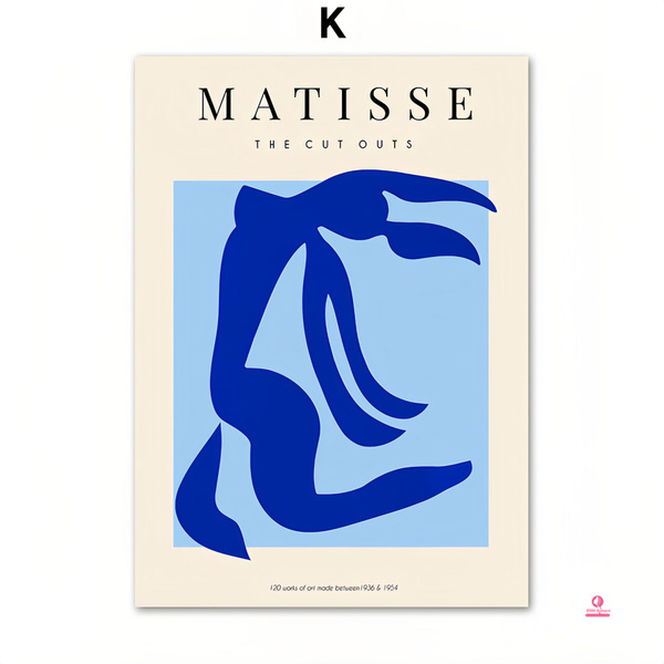 Картина для интерьера 50 x 70 cm - Matisse - The Cut Outs купить c доставкой на OZON по низкой ...