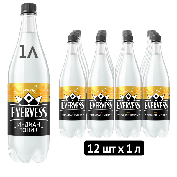 Тоник Evervess Индиан Тоник, 12 шт х 1 л - купить с доставкой по ...