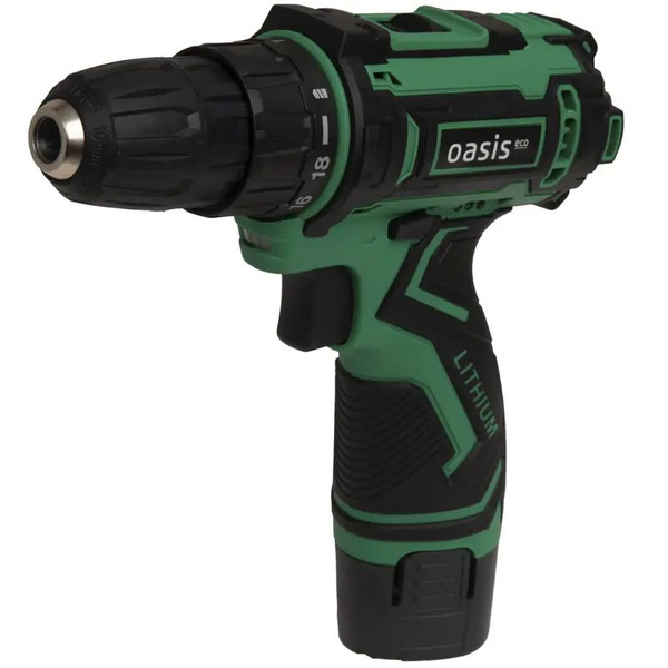 Дрель-шуруповерт аккумуляторная Oasis Eco ASB-12S, 12 В Li-ion 2x1.5 Ач - купить с доставкой по ...