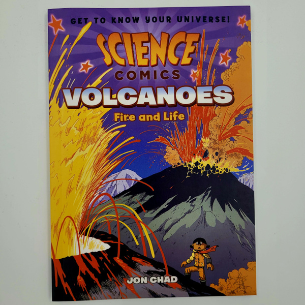 Научный комикс на английском языке. Science Comics. Volcanoes. Fire and ...