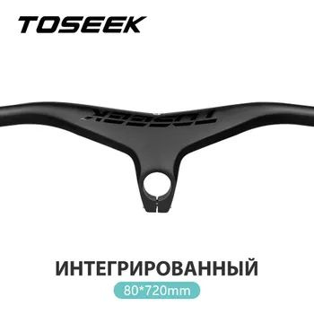 TOSEEK MTB руль и шток 28,6 мм-17 градусов карбон 70/80 мм ...