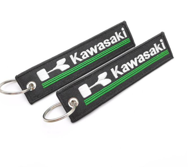 Тканевый брелок для ключей Kawasaki, ремувка для автомобилей и ...