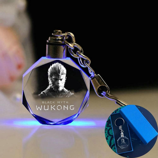 Для Брелка Black Myth Wuk Black Myth Wukong Keychain LED Light 7 ...