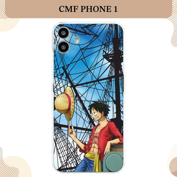 Силиконовый чехол на CMF Phone 1 / СМФ Фон 1 аниме One Piece, Луффи на ...