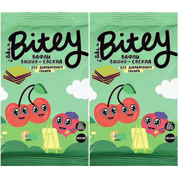 Вафли детские Take a Bitey вишня - свекла с 3 лет 35 г, набор: 2 штуки купить на OZON по низкой ...