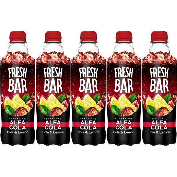 Газированный напиток Fresh Bar Alfa Cola 480 мл, набор: 5 штук купить ...