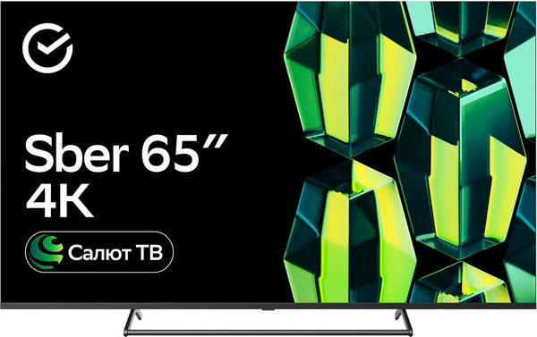 Купить телевизор Sber SDX-65U4125 65" - купить с доставкой по выгодным ценам в интернет-магазине ...