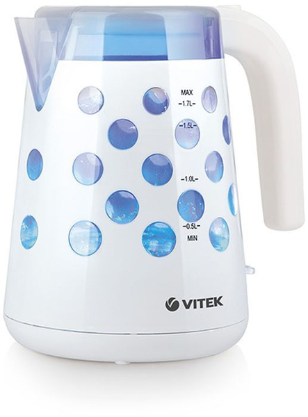 Купить электрический чайник VITEK VT-7048-01 по низкой цене: отзывы, фото, характеристики в ...