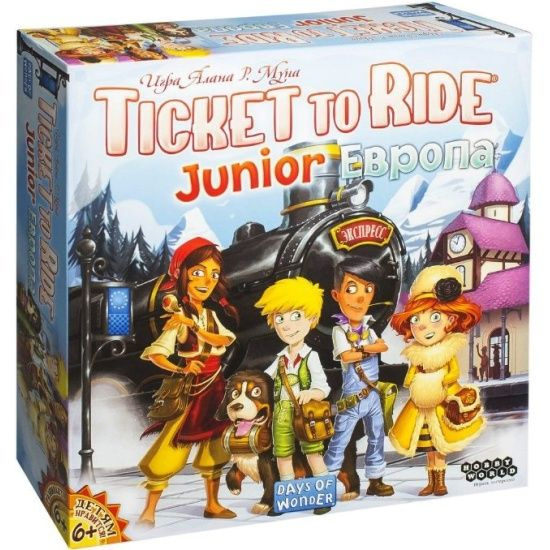 Настольная игра HOBBY WORLD Ticket to Ride Junior: Европа - купить с ...