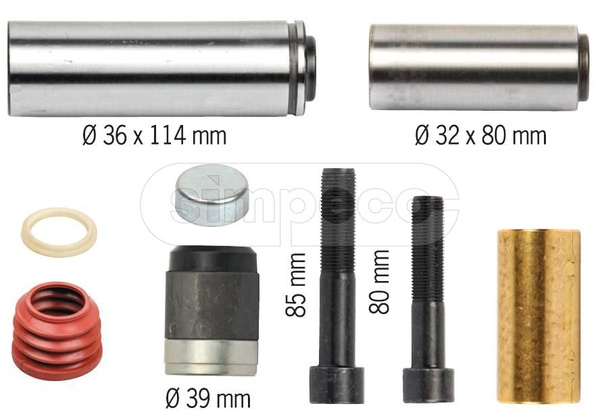 Р/к направляющих суппорта с болтами KNORR о.н.K001915 (SP05010110 ...