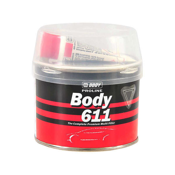 HB BODY 611 Multi Filler Шпатлевка автомобильная универсальная (автошпатлевка боди) 0,25 кг. с ...
