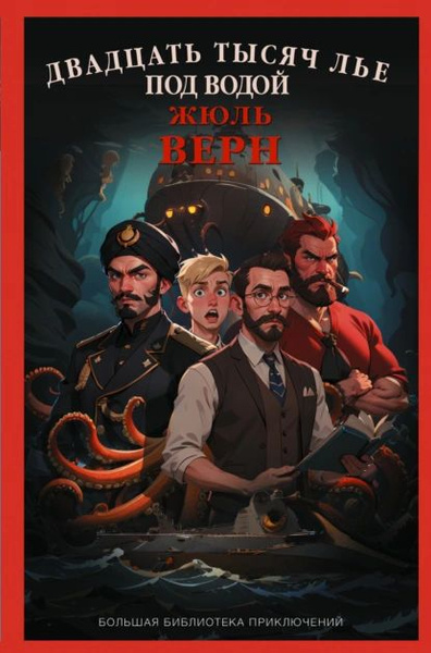 Двадцать тысяч лье под водой | Верн Жюль | Электронная книга - купить с ...