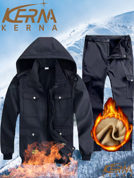 Комплект одежды рабочий Мужской KERNA, размер 52 темно-синий Breathable Однотонный ...