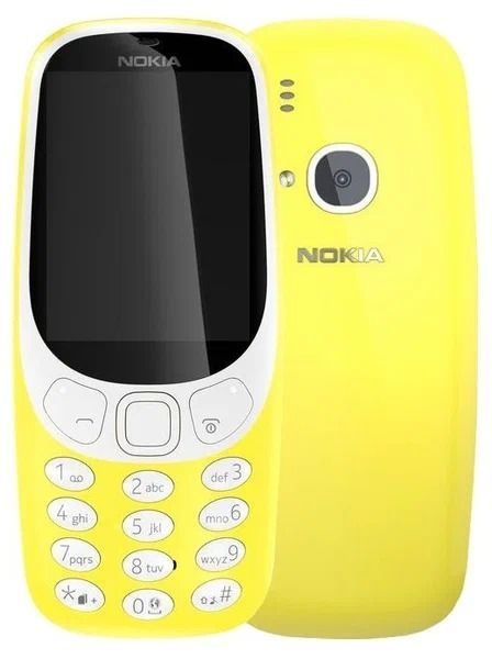 Мобильный телефон Nokia 3310 DS, желтый - купить по выгодной цене в ...