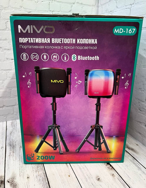 Беспроводная колонка MIVO MD-167 - купить по доступным ценам в интернет-магазине OZON (1711504253)