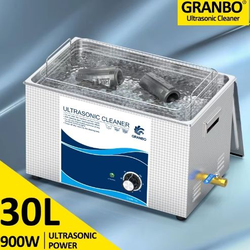 Промышленный ультразвуковой очиститель GRANBO 30L 40КГц 900W,Механическое измерение времени ...