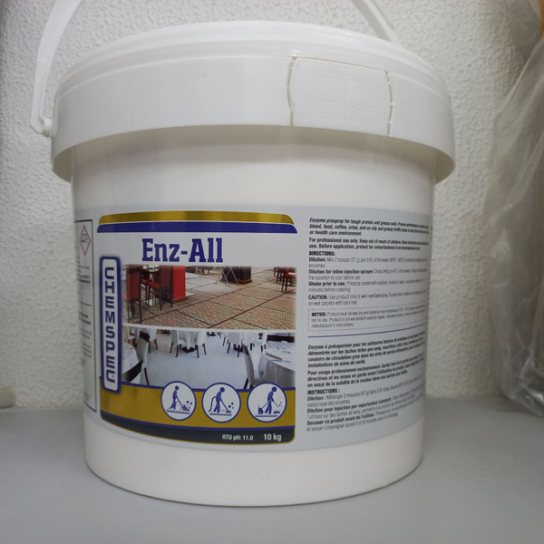 Энзимный преспрей для предварительной обработки Enz-All Chemspec, 10кг купить на OZON по низкой ...