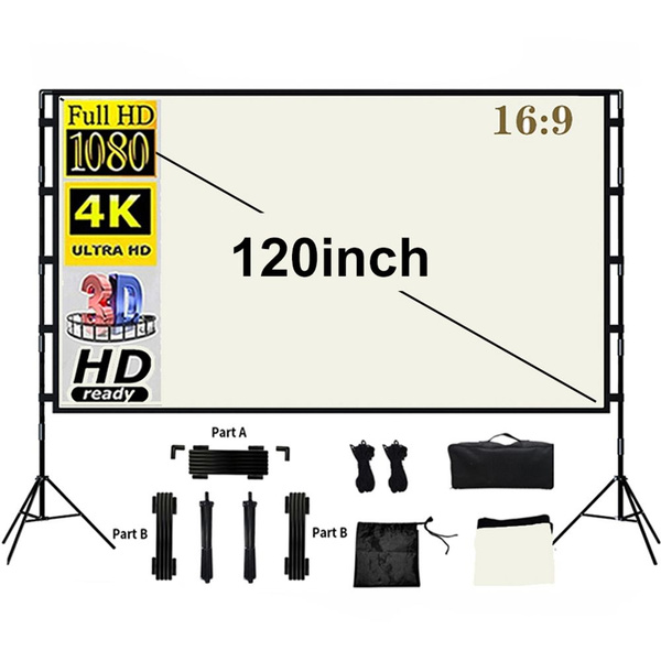120" ALR экран для проектора, белый, с двойными штативами купить на ...