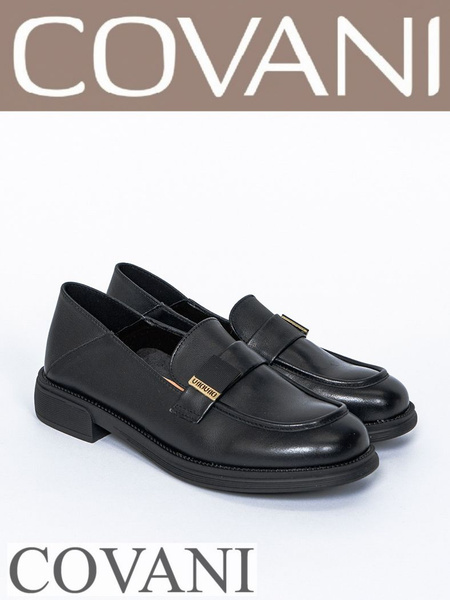 Лоферы Женский Covani черный, размер 38 Венский Демисезон F купить c доставкой на OZON по низкой ...