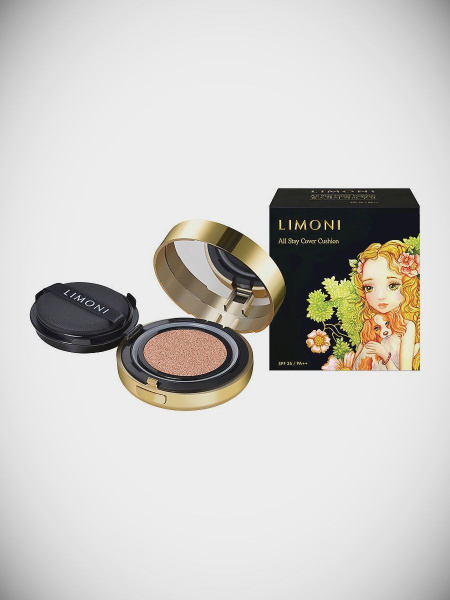 LIMONI Тональный флюид кушон Puppy Princess SPF 35/PA++ № 03 Dark ...