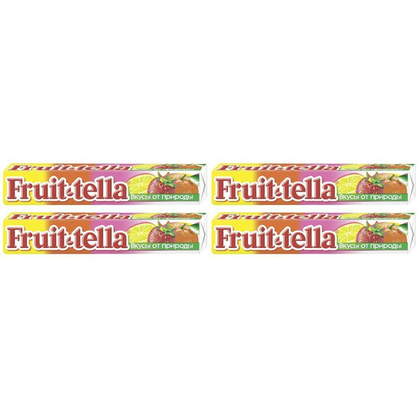 Конфеты жевательные Fruittella Ассорти 41 г, набор: 4 штуки купить на OZON по низкой цене ...