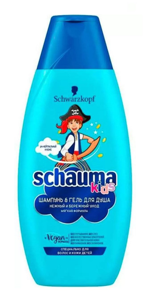 SCHWARZKOPF / Schauma Kids / Шампунь и гель для душа для мальчиков 380 ...