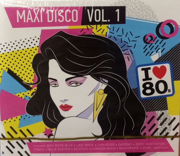 CD Maxi Disco vol.1,2. I love 80's . 4 CD. Коллекционное издание ...