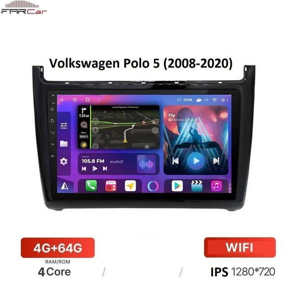 Штатная магнитола FarCar для Volkswagen Polo 5 (2008-2020) (4GB/64GB ...