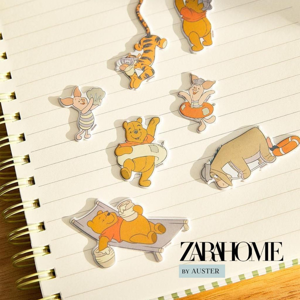 Набор детских наклеек ZARA HOME PACK OF CHILDRENS WINNIE THE POOH ...