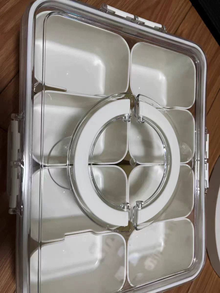 Большой контейнер пищевой с крышкой для хранения и заморозки продуктов ...