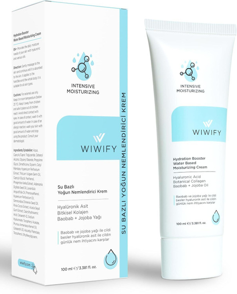 WIWIFY Интенсивный увлажняющий крем на водной основе 100 мл Усилитель ...
