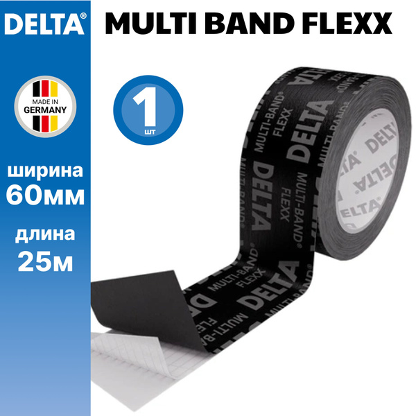 Delta Multi Band FLEXX 60 мм х 25м (1шт), скотч для пароизоляции, лента ...