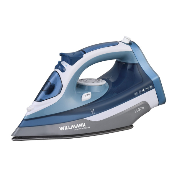 Утюг WILLMARK SI-2678CB (2600Вт, вертикальное отп., антипригарная сис., анти-накипль., само очи ...