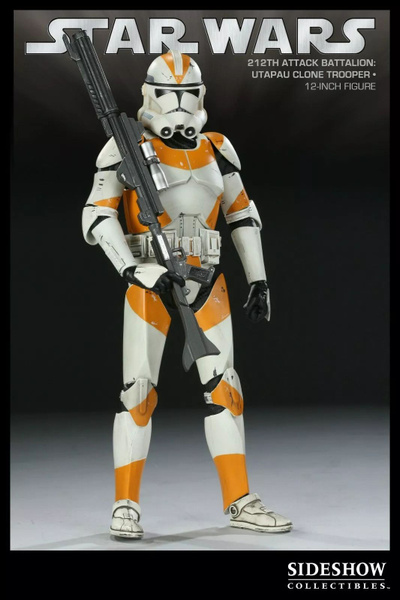 Фигурка Sideshow Collectibles Star Wars Republic Clone Trooper 212th Attack Battalion: Utapau 1/ ...