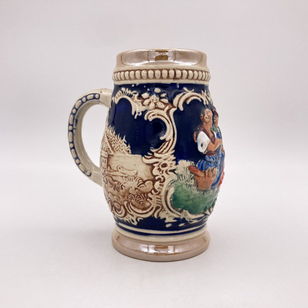 Кружка пивная, керамика, рельеф, крытье, Marzi & Remy, Германия, 1964-1990 гг. купить на OZON по ...