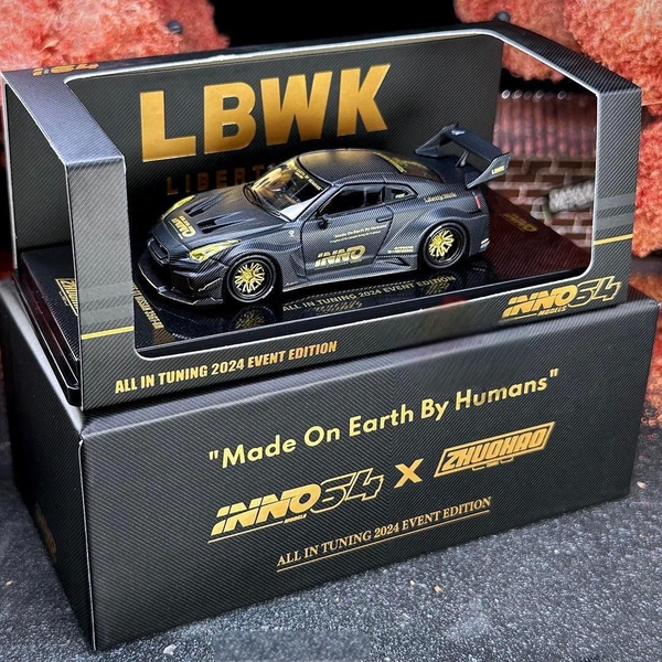 Машинка INNO 1/64 NISSAN GT-R (R35) LBWK SUPER SILHOUETTE 35GT-RR Full ...