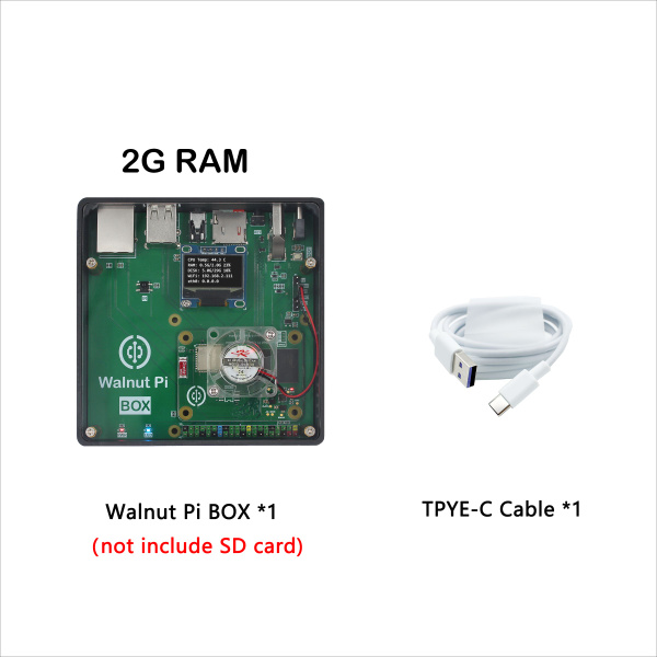 Walnut Pi BOX 1/2/4GB Allwinner H618 мини-ПК с WiFi и Bluetooth, плата ...