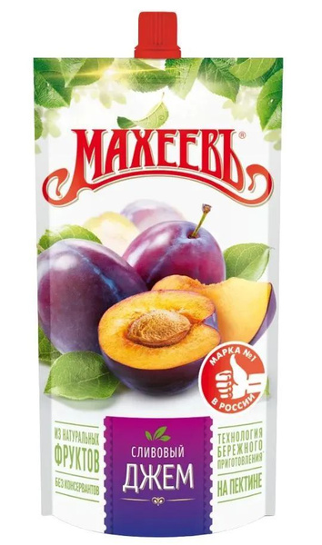 Джем "Махеев" Сливовый дой-пак 300 г купить на OZON по низкой цене ...