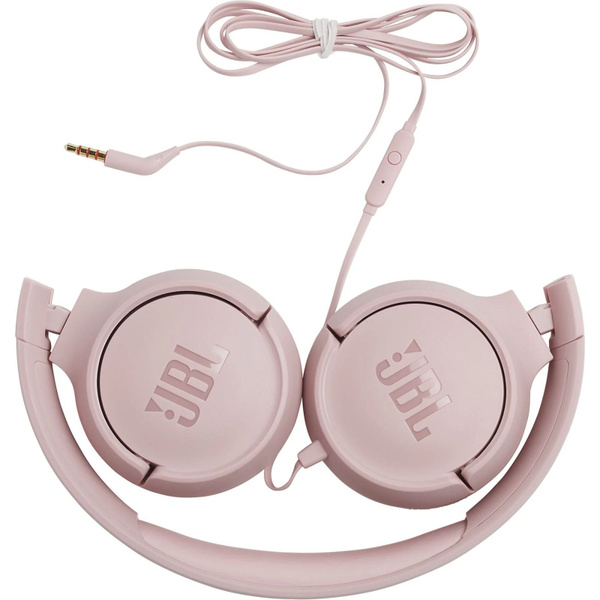 Наушники Вкладыши JBL проводные с микрофоном Tune 500, белый Проводное ...