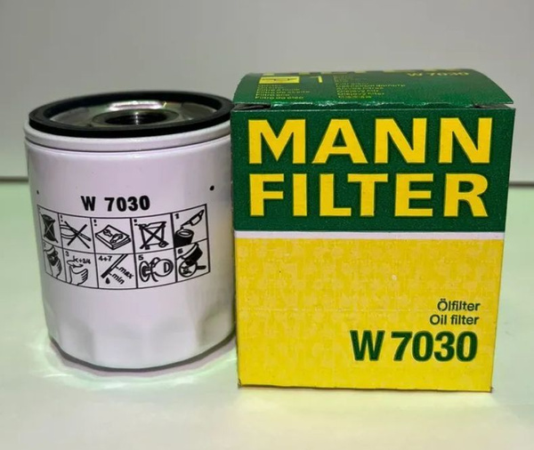 Фильтр масляный MANN FILTER W7030 купить на OZON по низкой цене ...