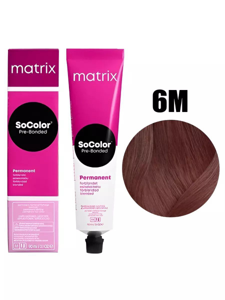 Matrix 6M Перманентная крем-краска для волос SoColor Pre-Bonded купить ...