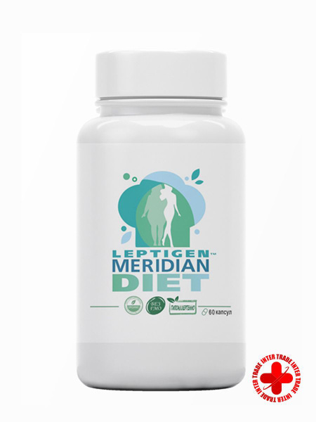 Leptigen Meridian Diet, 60 капсул, растительный комплекс для похудения ...