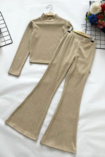 Брюки Девочки Colabear бежевый, размер 152 Демисезон купить c доставкой на OZON по низкой цене ...