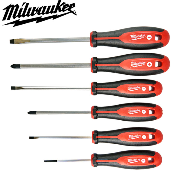 Milwaukee 4932471807 Набор из 6 отверток Несколько размеров закаленный ...