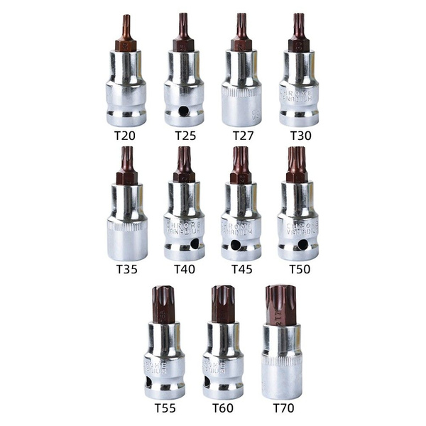 OZ-BDOT-Отвертка с головкой Torx T20-T70, биты Torx, головки 1/2 дюйма, гаечные ключи из ...