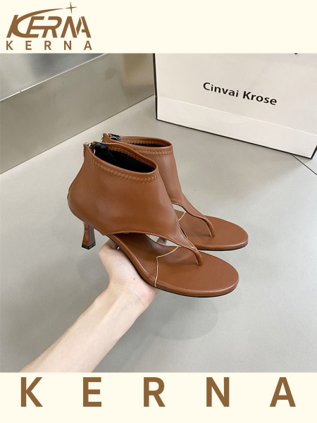 Босоножки Женский KERNA Шпилька Искусственная кожа, Термопластик (TPU), размер 34 Открытый нос R ...