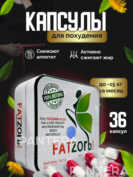 FATZORB / ФАТЗОРБ Капсулы для похудения купить на OZON по низкой цене ...