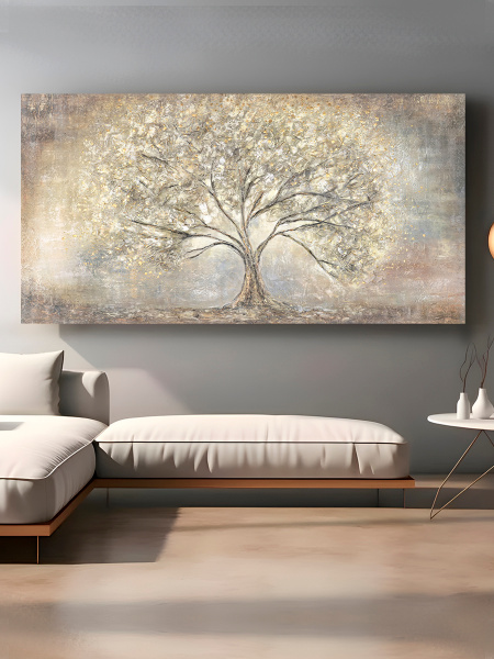 Картина на стену для интерьера Pechat vip Абстракция 55х110 см. купить c доставкой на OZON по ...